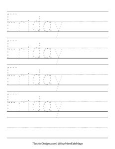 Tracing Days of the Week | TSetzler Designs